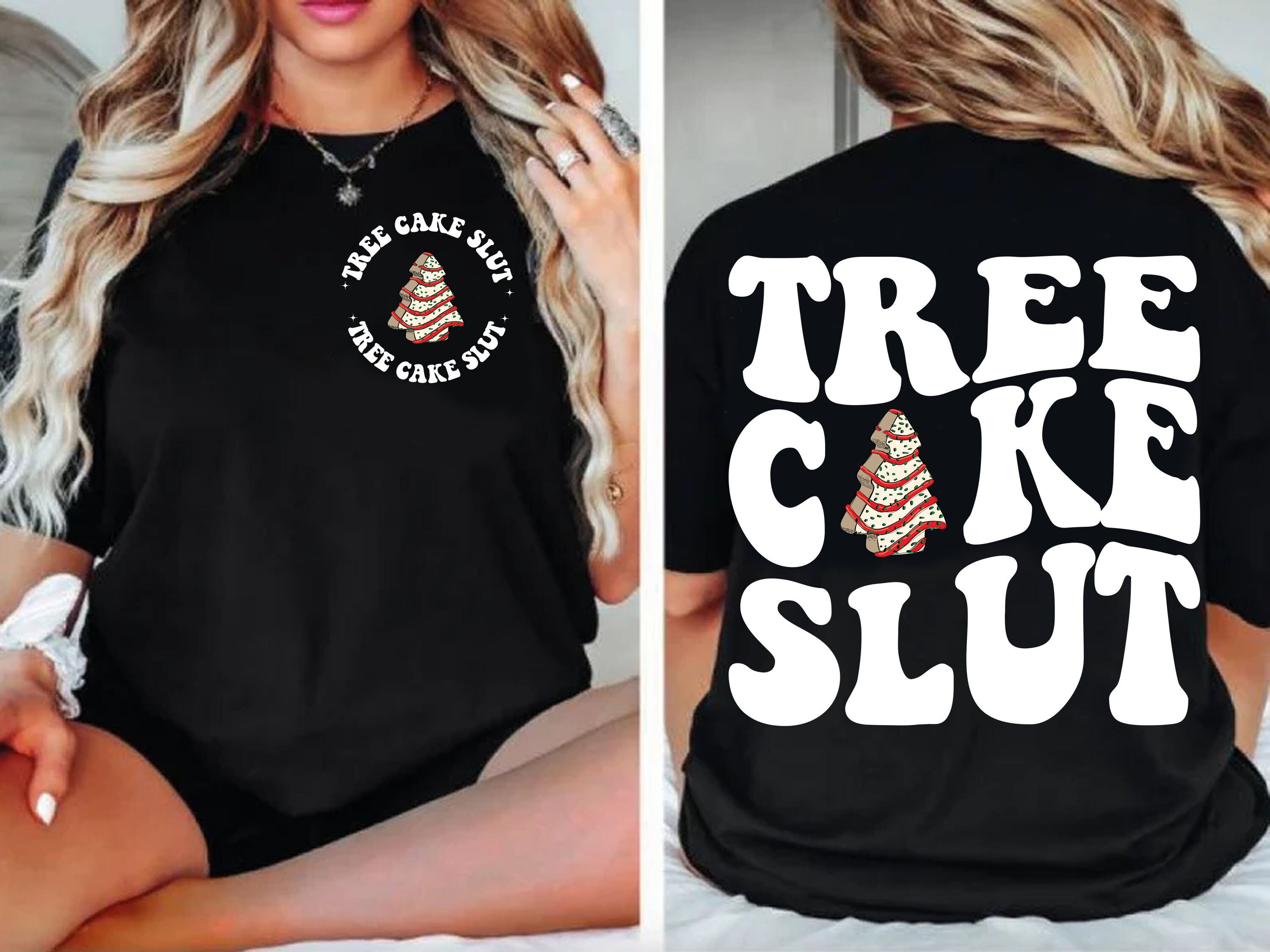 Tree Cake Slut Svg & Png Christmas Svg Cutting File Funny - Etsy