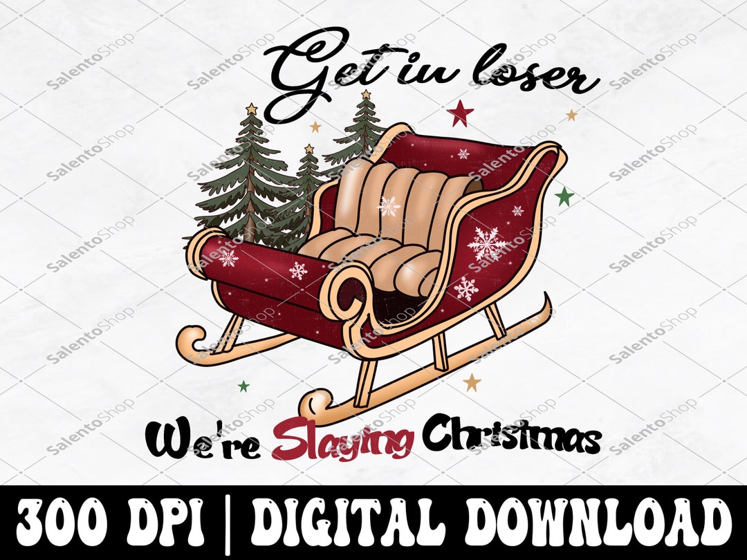 We're Slaying Christmas PNG File, Christmas Png, Christmas Shirt Png ...