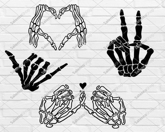 Skeleton Hands SVG Skull Skeleton Hand Halloween Svg Rack Hand - Etsy