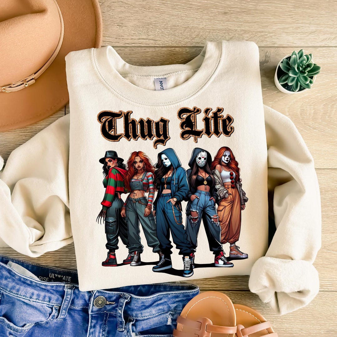 Thug Life Horror Movie Png, Halloween Png, Scary Halloween Png, Horror ...