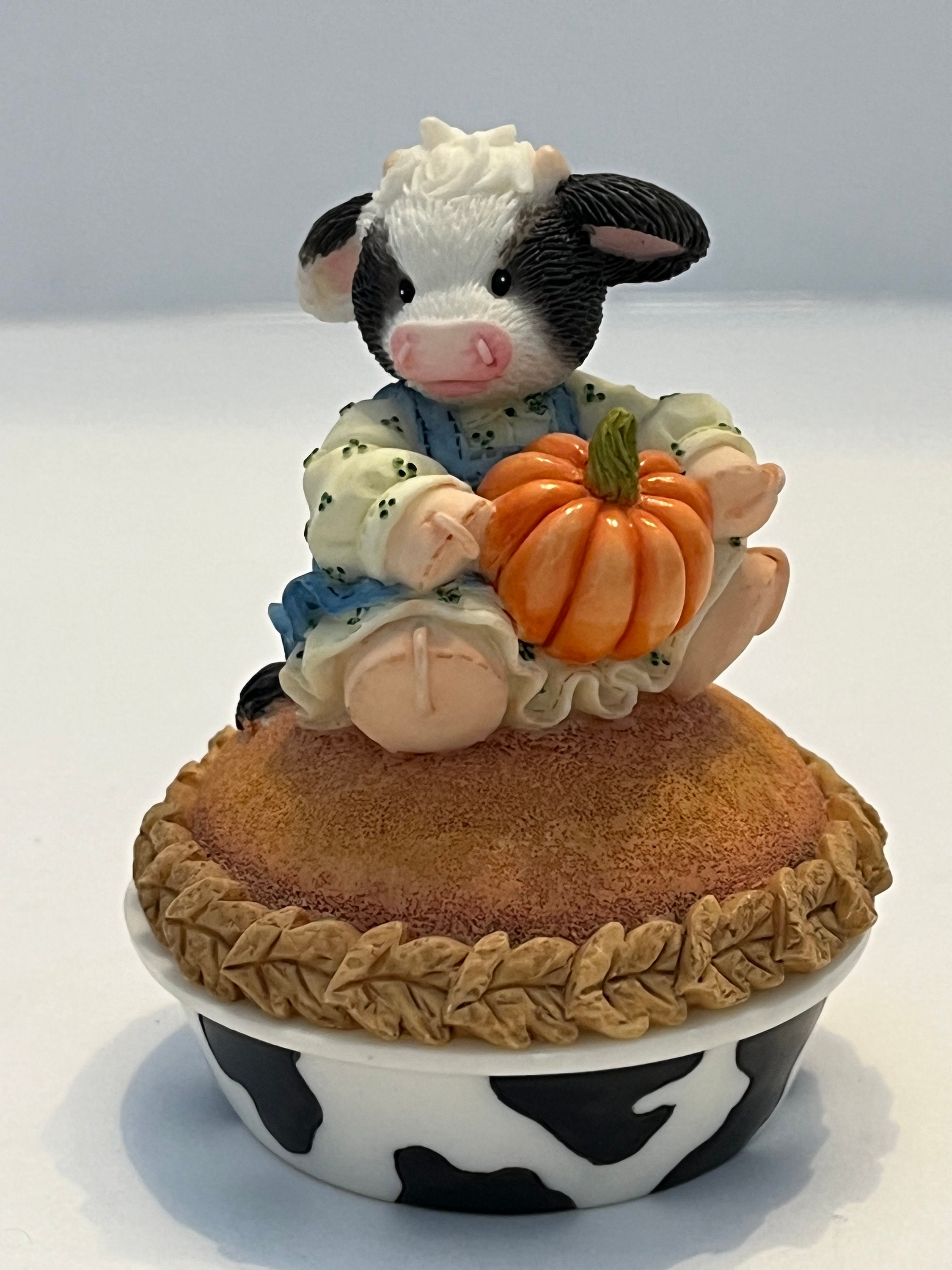 Mary's Moo Moos Cow Pies Covered Pumpkin Pie Trinket Box 372730 - Etsy