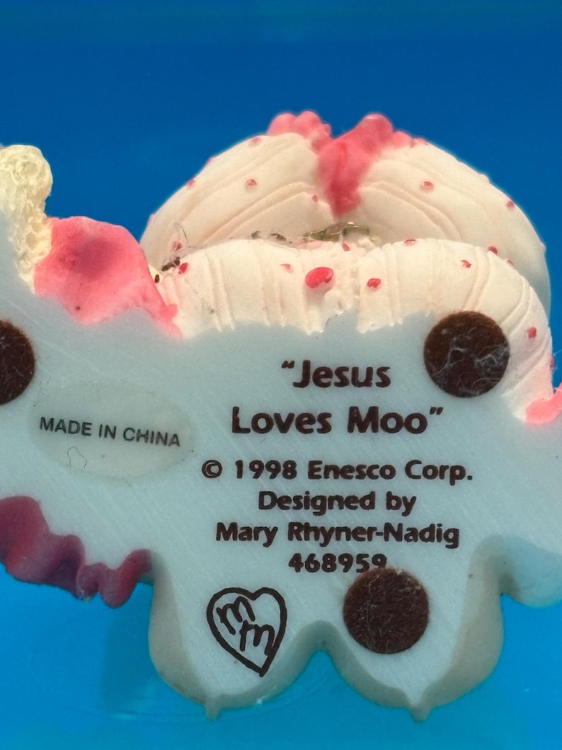 Mary's Moo Moos Jesus Love Moo Girl Figurine 468959 - Etsy