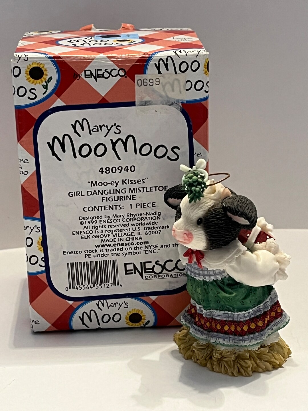 Mary's Moo Moos Moo-ey Kisses Figurine 480940 - Etsy