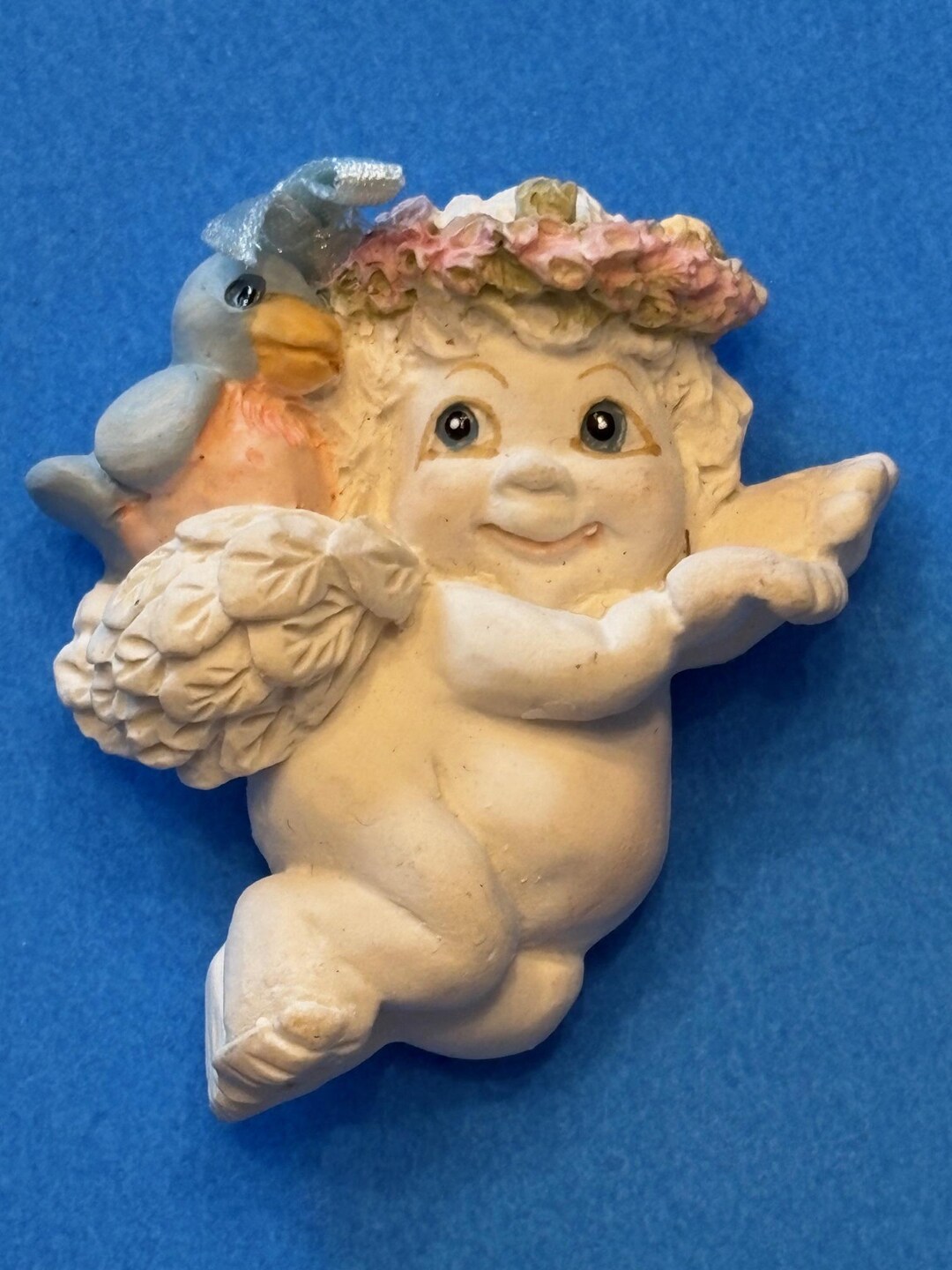 Rare Dreamsicles Cherub With Blue Bird Magnet - Etsy