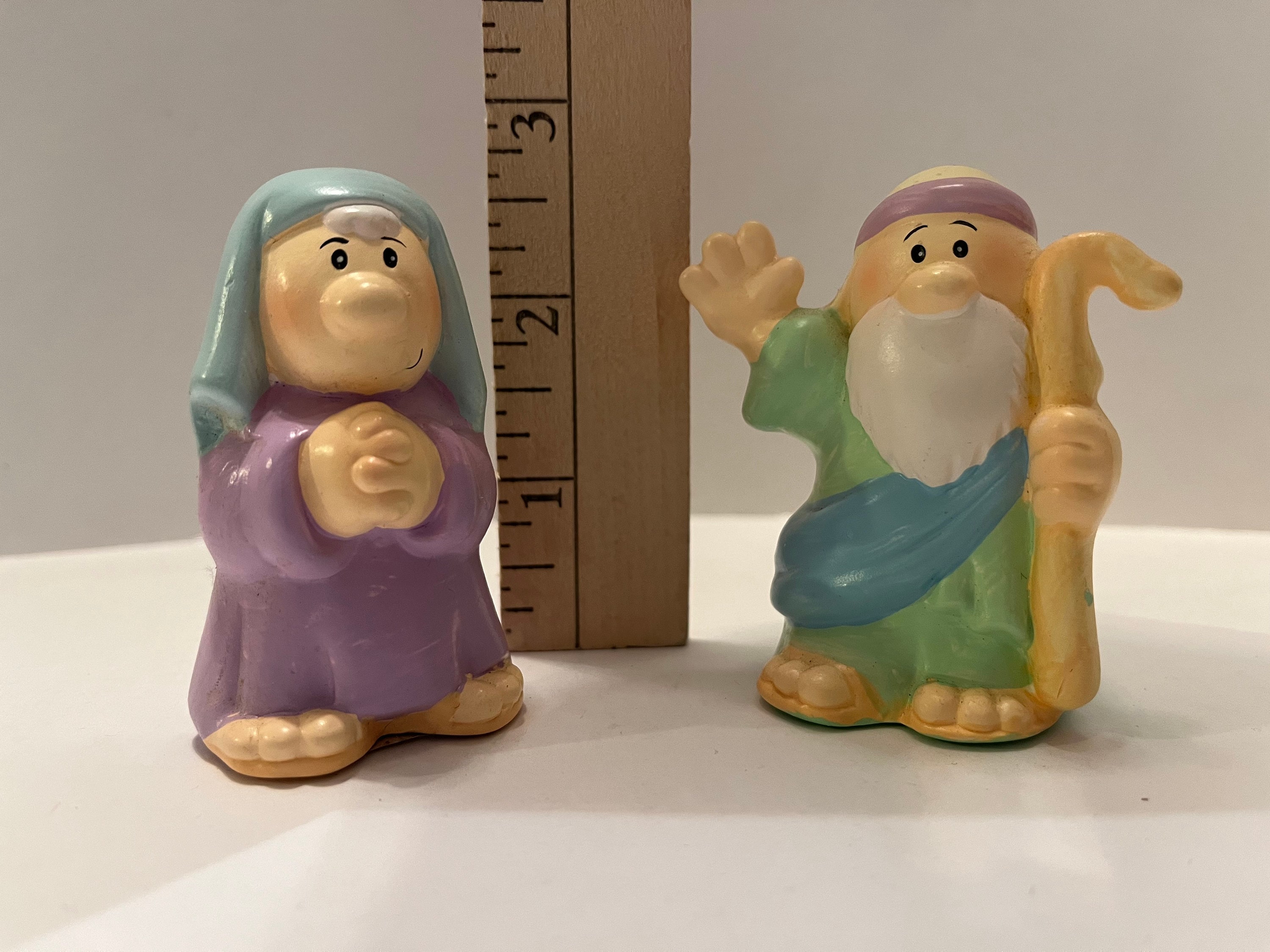 Enesco Rare Mr. and Mrs. Noah Noah's Ark Figurines - Etsy