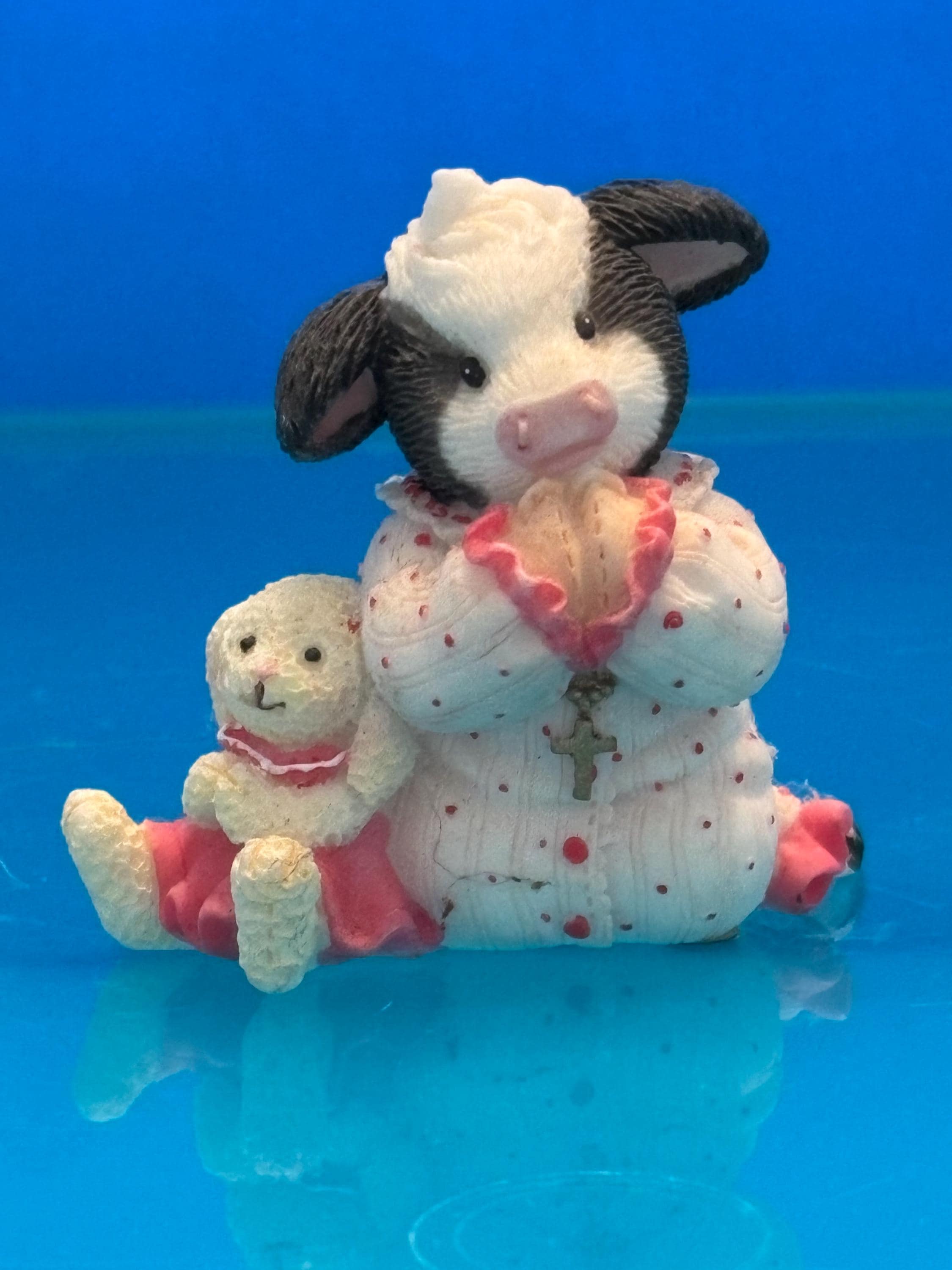 Mary's Moo Moos Jesus Love Moo Girl Figurine 468959 - Etsy