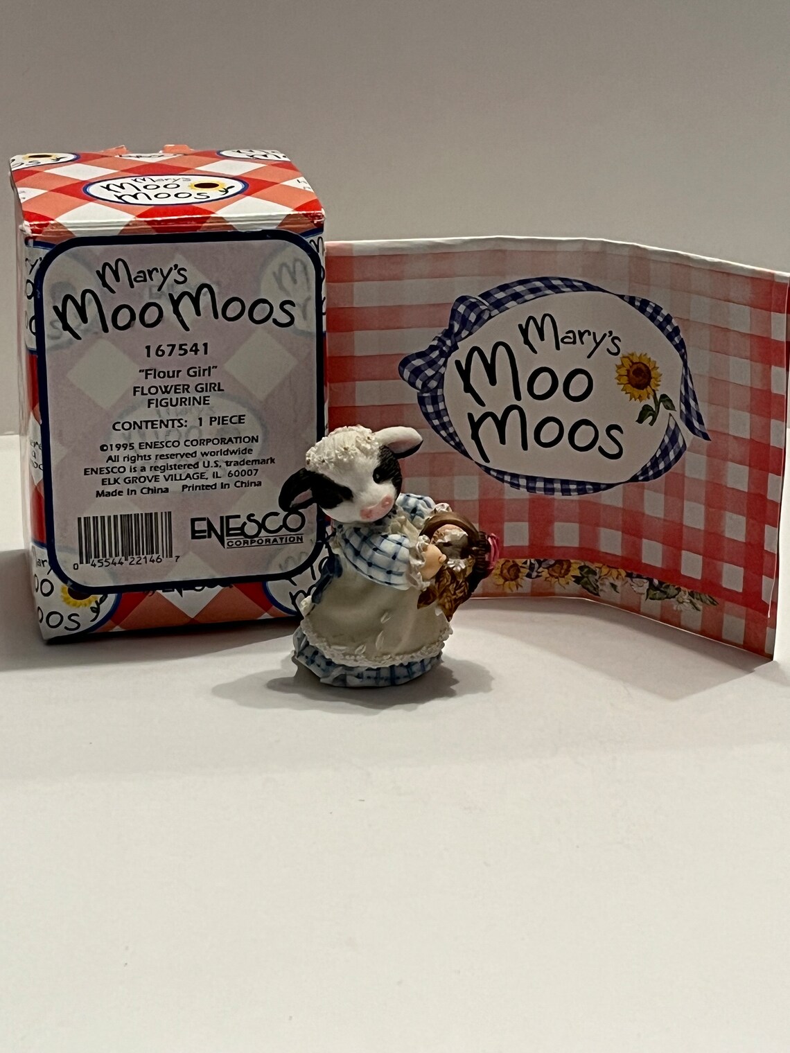 Mary's Moo Moos Flour Girl Figurine 167541 - Etsy