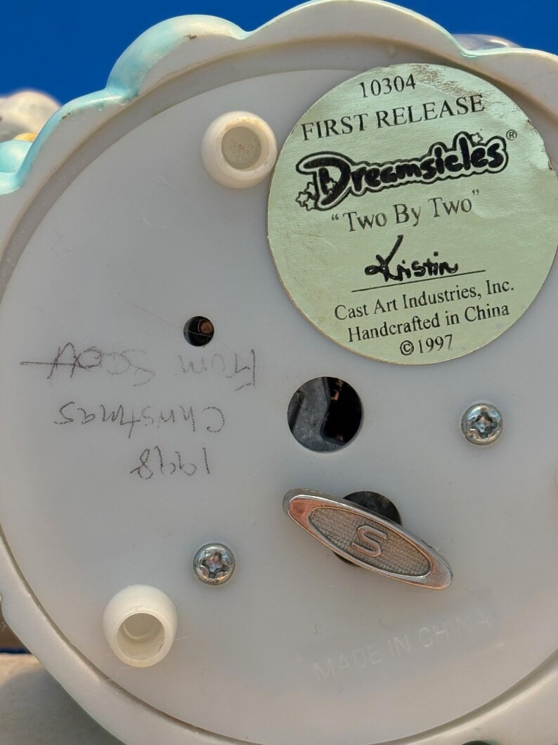 Dreamsicles Two by Two First Release Musical Figurine 10304 - Etsy