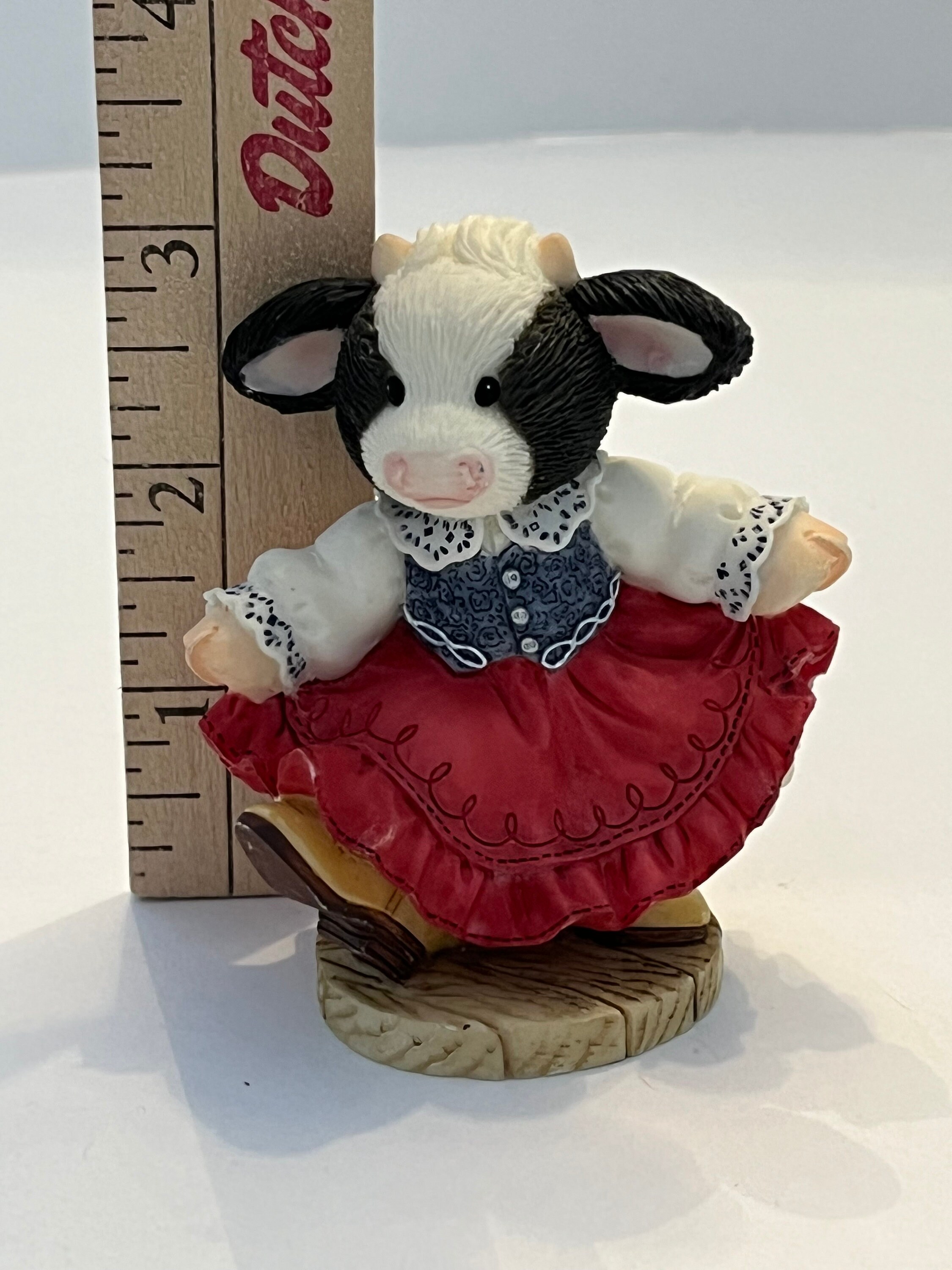 Mary's Moo Moos - I'd Love to Dance With Moo Enesco Figurine 484946 - Etsy