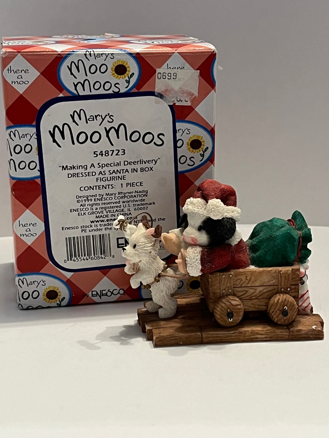 Mary's Moo Moos Making A Special Deerlivery Figurine - Etsy