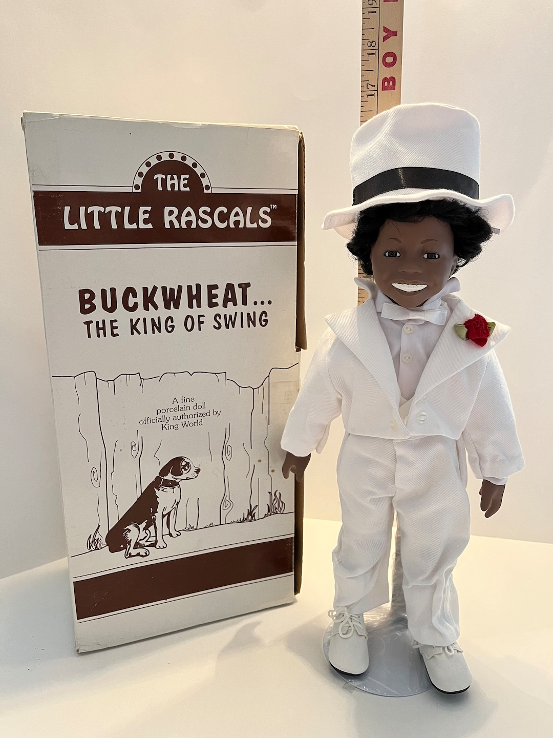 Little Rascals Buckwheat the King of Swing Our Gang Porcelain Doll - Etsy