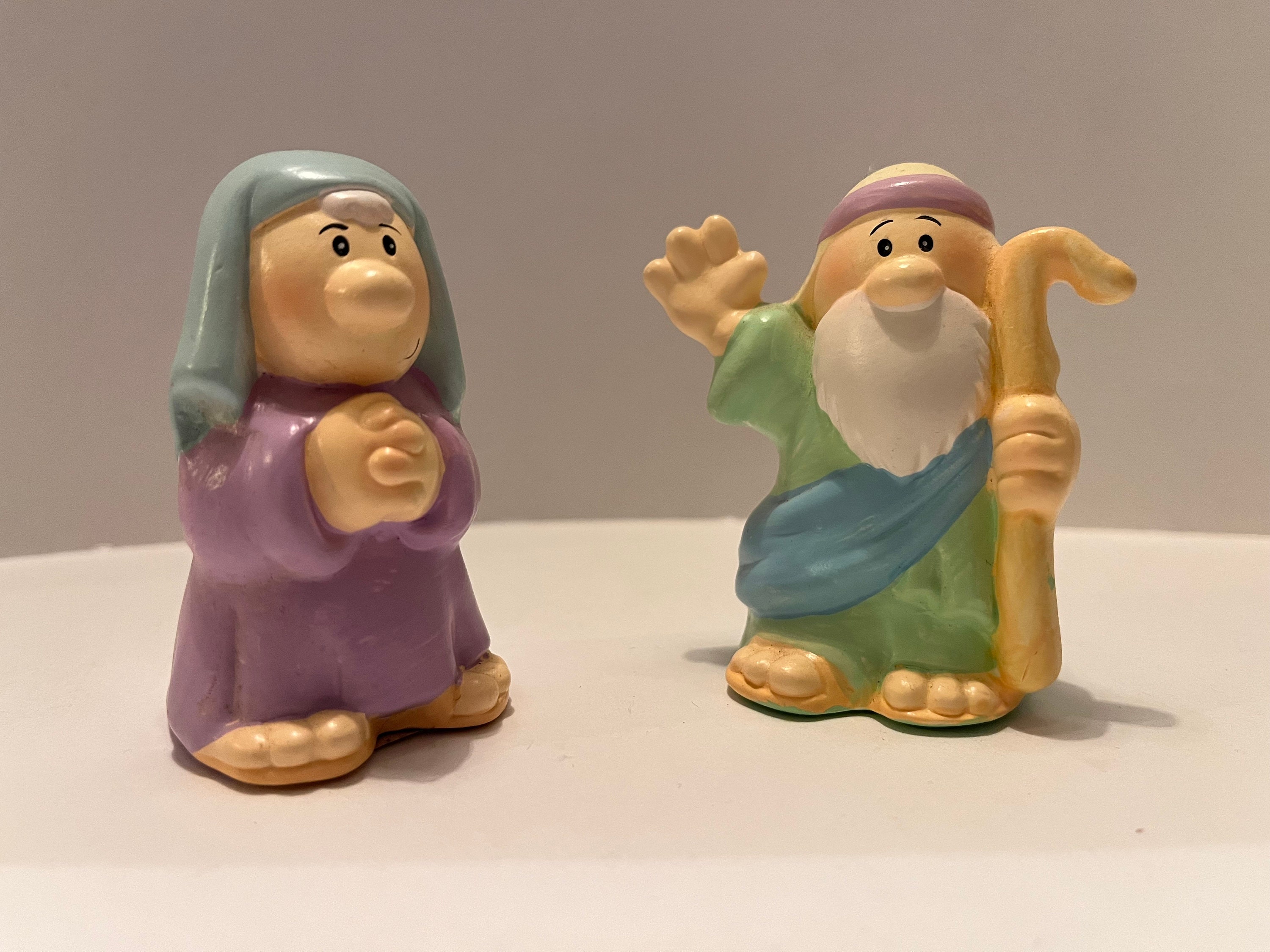Enesco Rare Mr. and Mrs. Noah Noah's Ark Figurines - Etsy