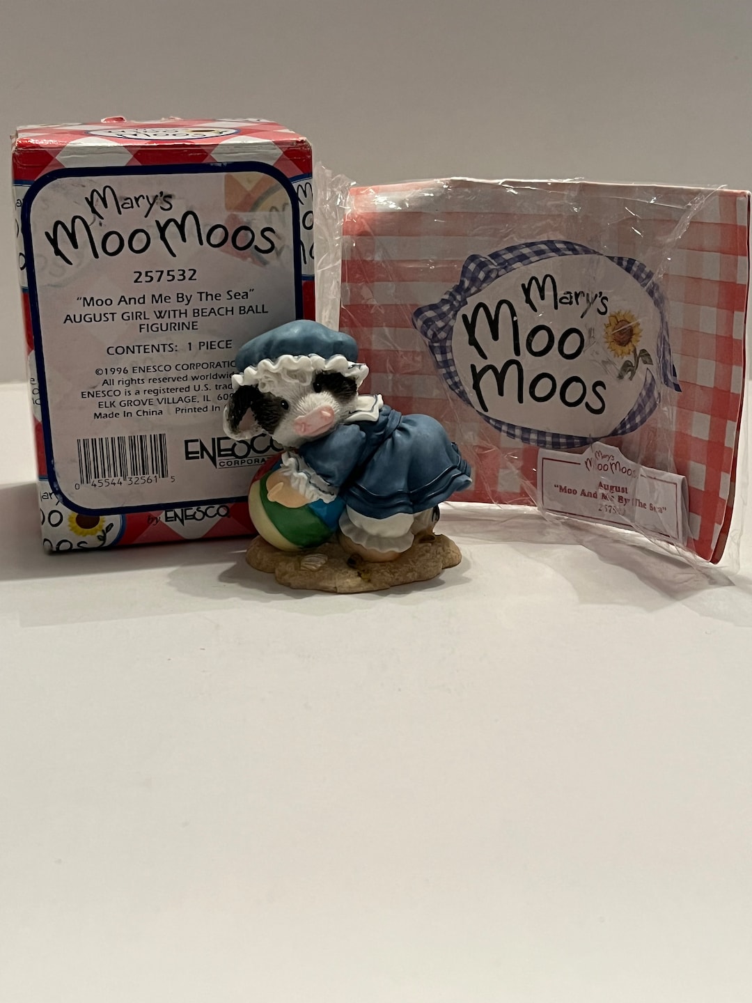 Mary's Moo Moos Moo and Me by the Sea August Figurine 257532 - Etsy