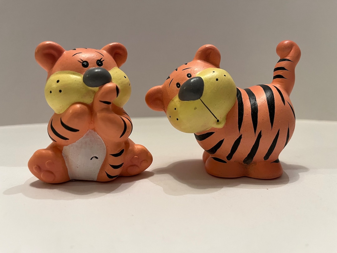 Enesco Rare Mr. and Mrs. Tiger - Noah's Ark Figurines - Etsy
