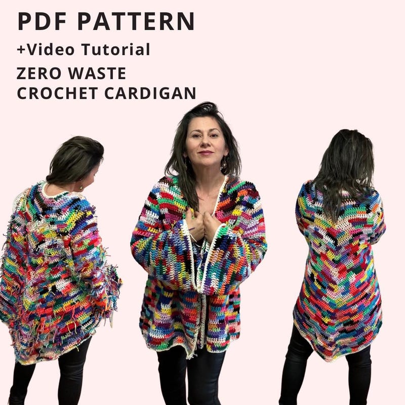 Asymmetric Cardigan - Etsy