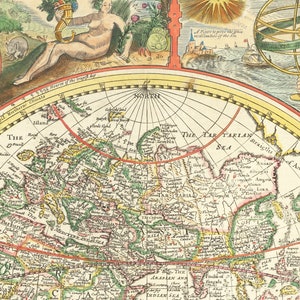 World Map Historic Old World Map 1626 Old Antique BOHO Map - Etsy UK