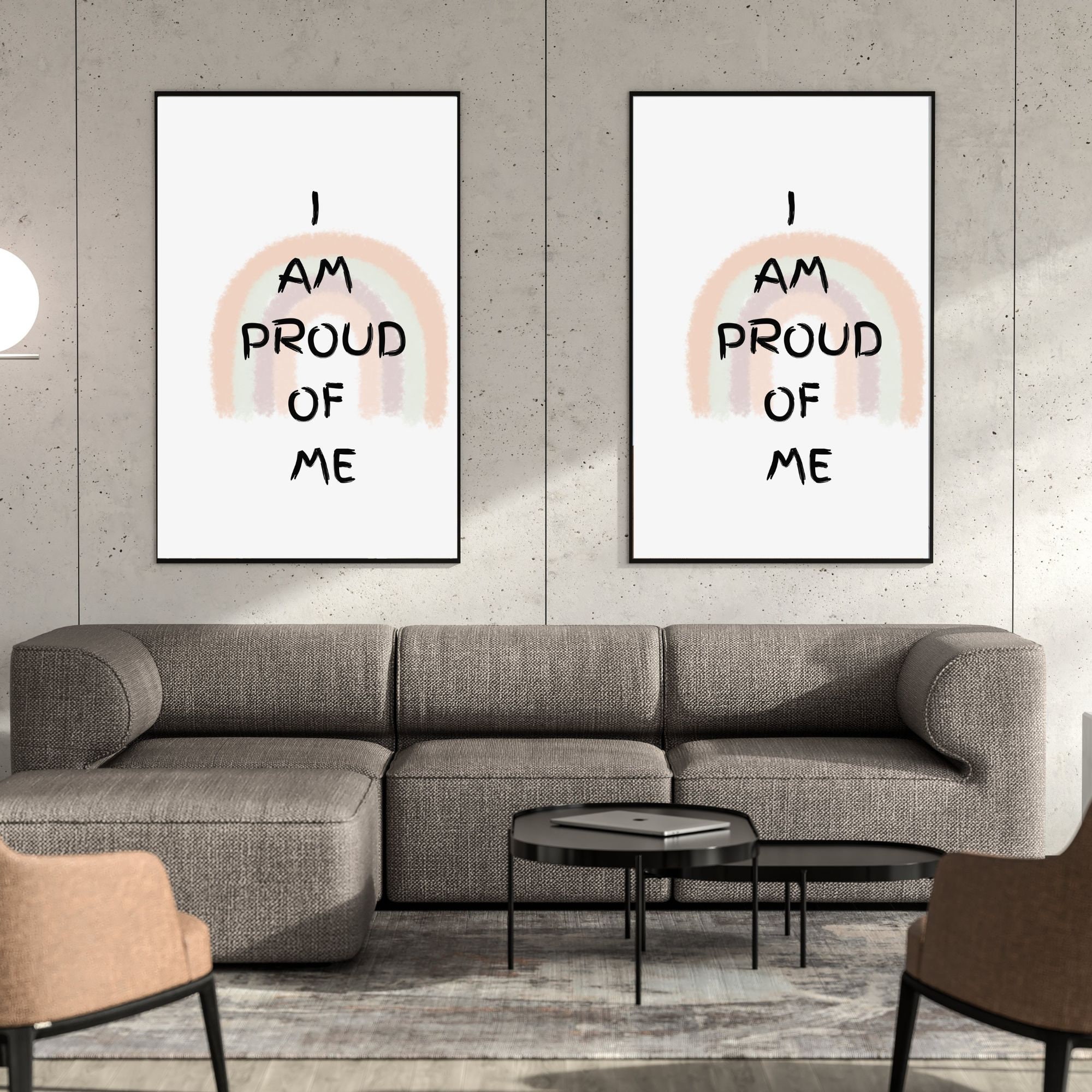Self Appreciation, Wall Art, I Am Proud of Me, Positive Affirmation, Be ...