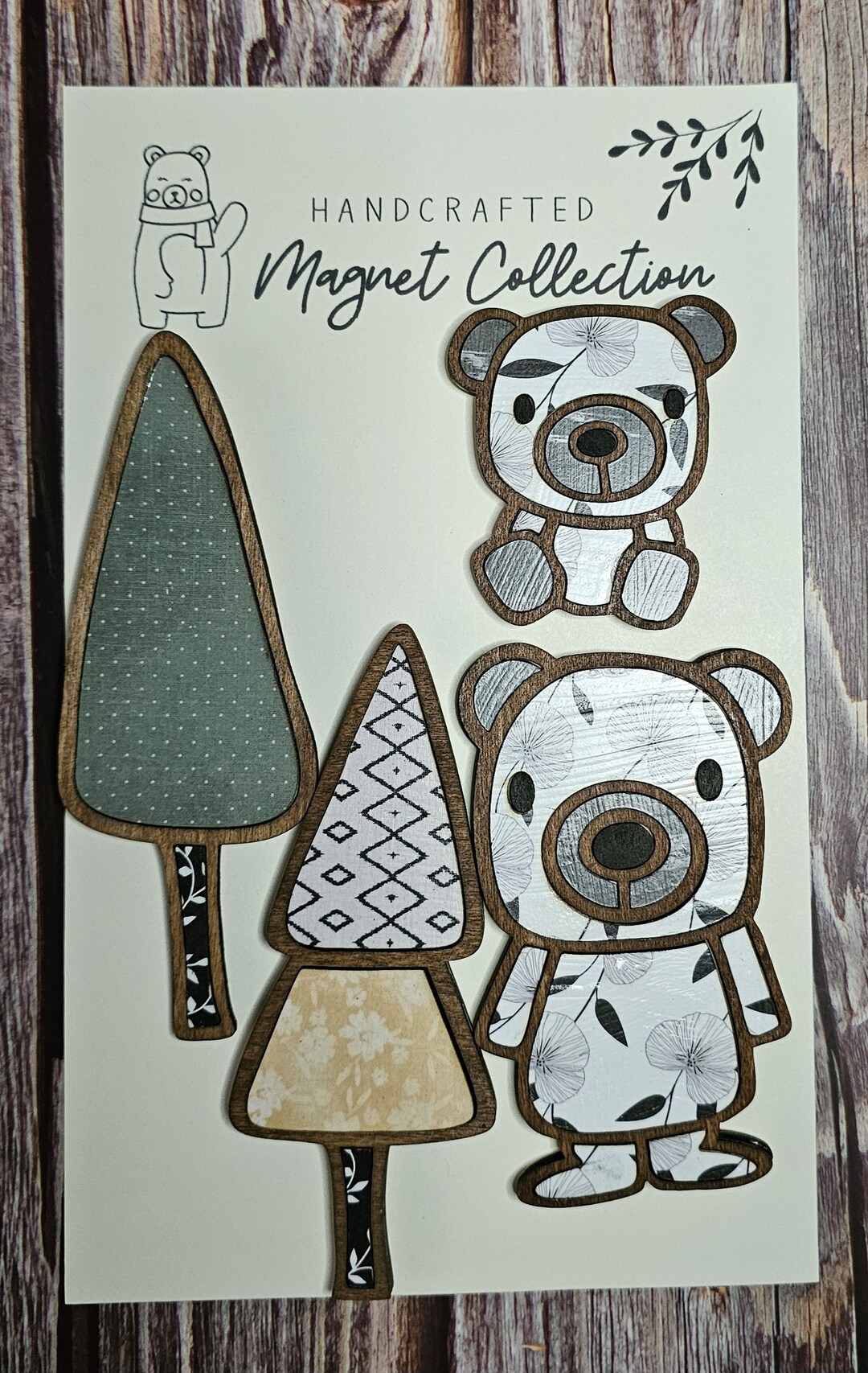 Forest Bears Magnet Collection - Etsy