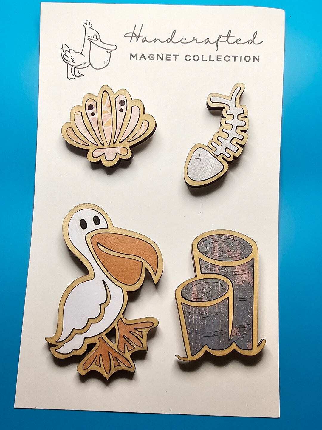 Sea Pelican Magnet Collection - Etsy