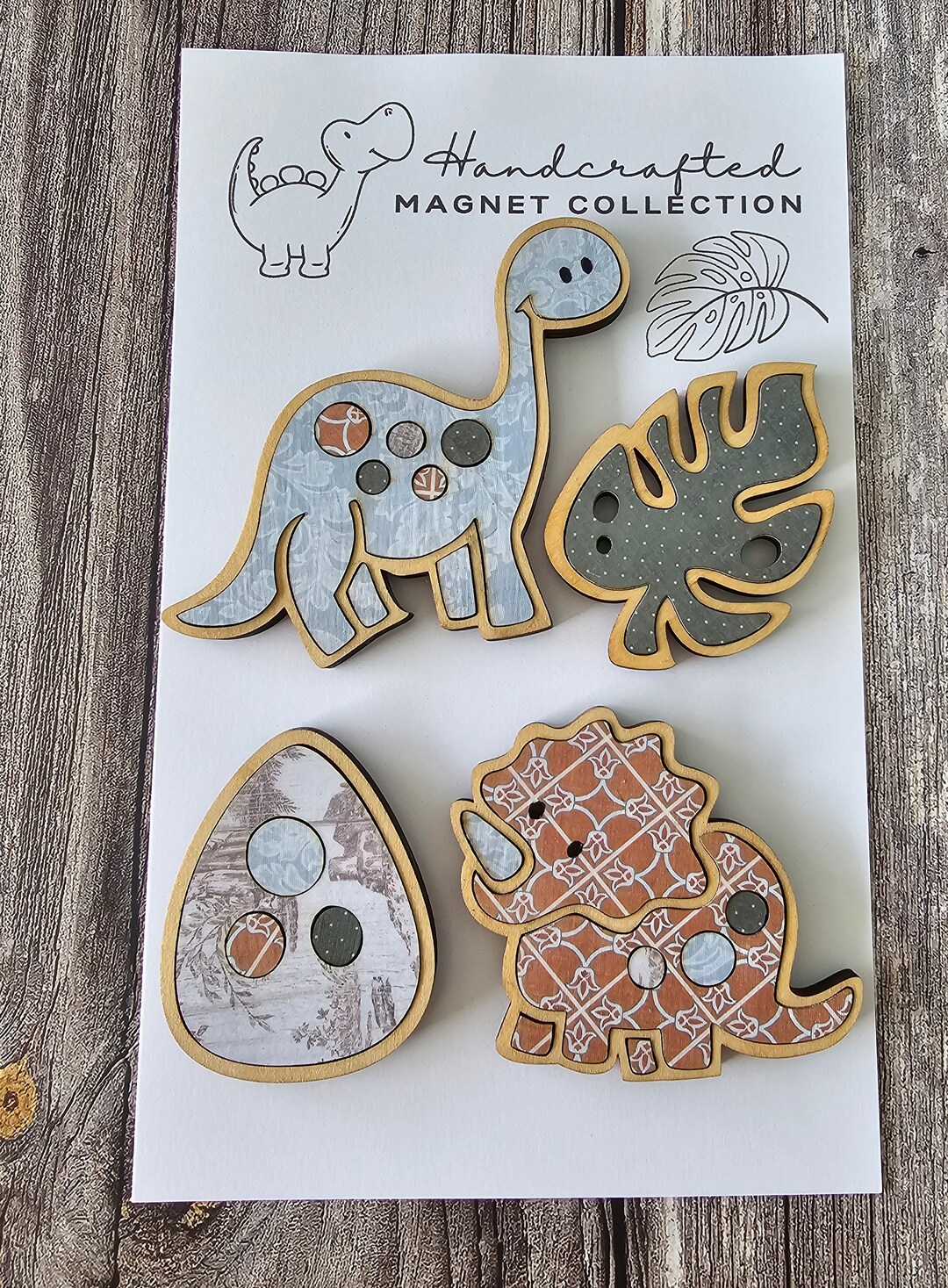 Dino Theme Magnet Collection - Etsy