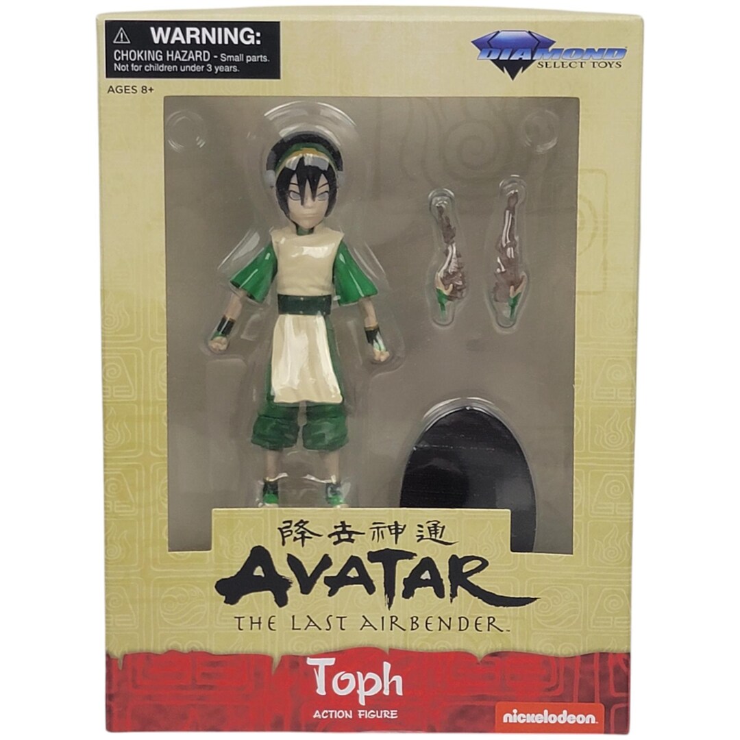 Avatar the Last Air Bender Toph Action Figure Diamond Select Toys - Etsy