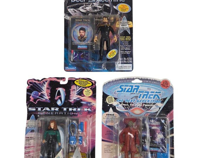 Star Trek Guinan, Doctor Beverly Crusher & Lieutenant Thomas Riker 4.5 ...