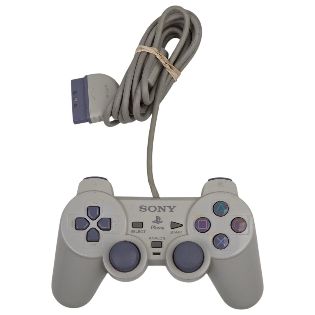 Sony Psone Dualshock Controller SCPH-110 White / Gray PS1 PS2 OEM - Etsy