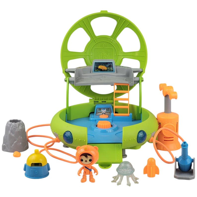 Fisher Price Octonauts Launch & Explore Octo-lab WORKS Mattel 2012 READ ...