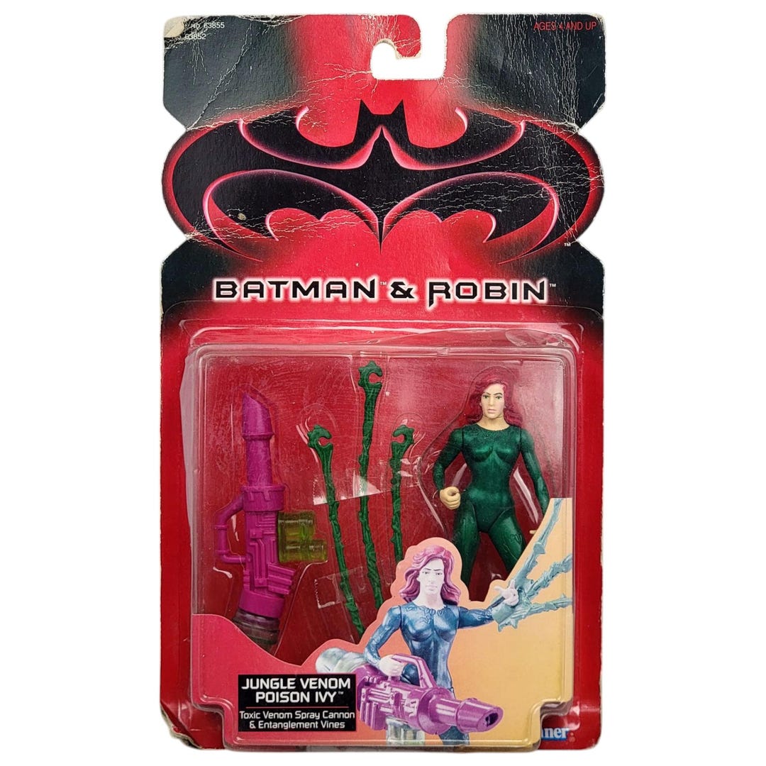 Kenner Batman & Robin Jungle Venom Poison Ivy Figure - Hasbro 1997 READ ...