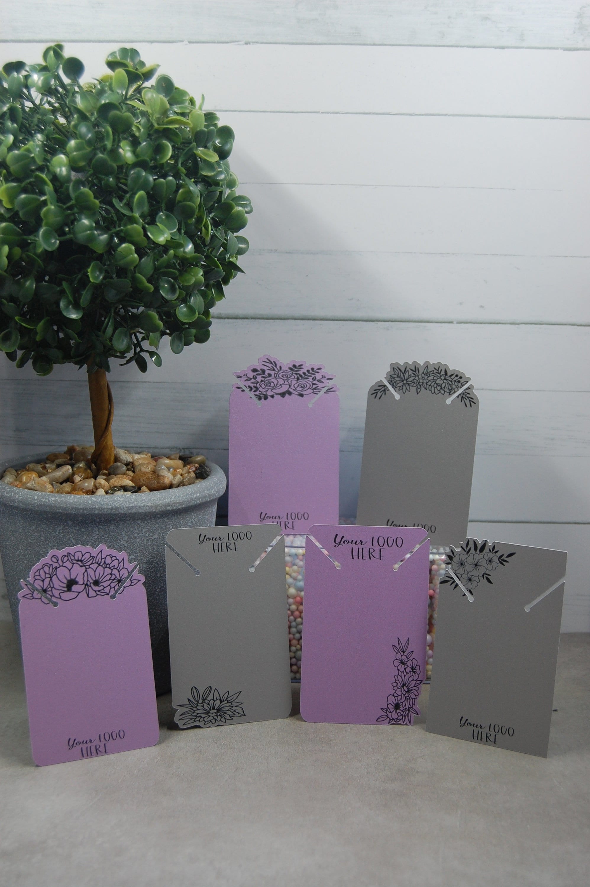 Custom Necklace Cards Necklace Cards With Logo Personalized - Etsy