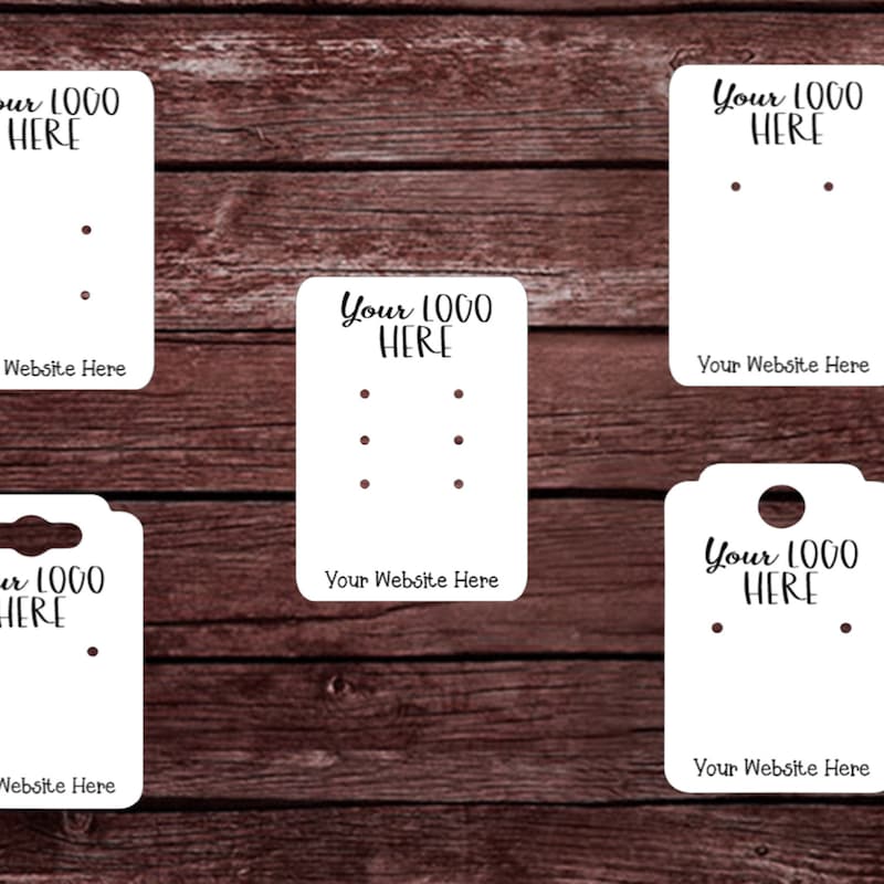 Custom Earring Cards - Etsy