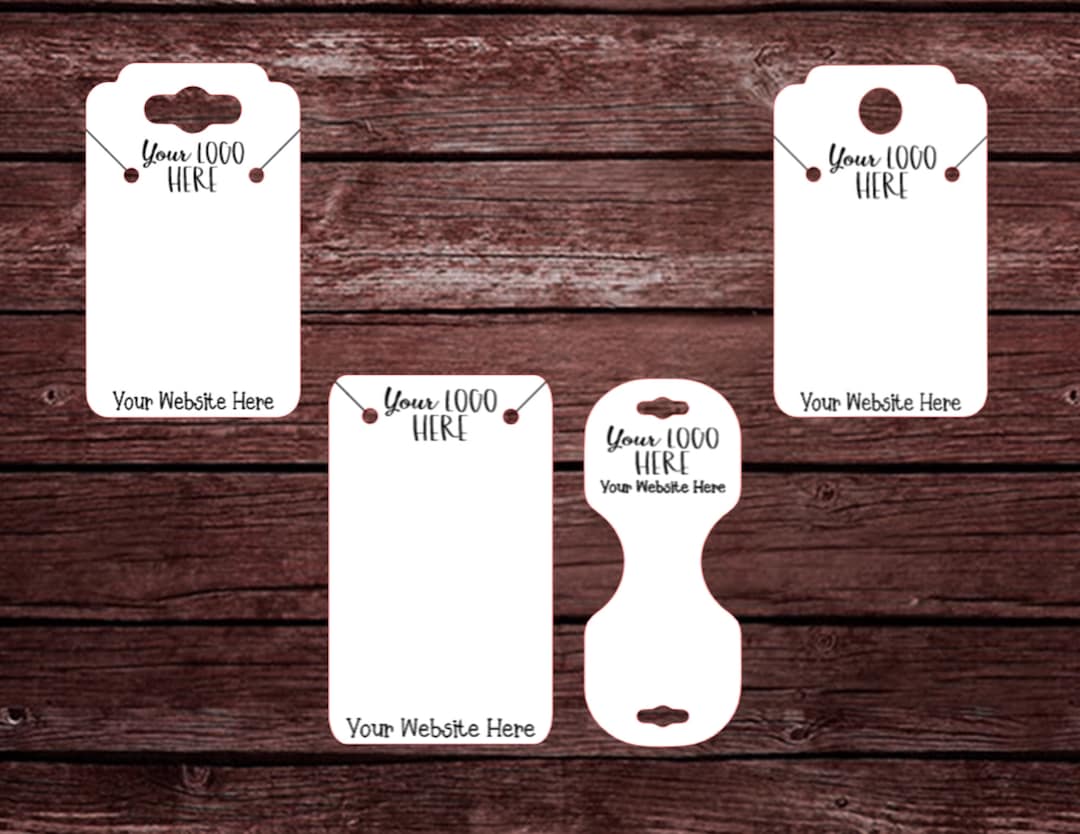 Custom Necklace Cards; Necklace Cards With Logo; Personalized Necklace ...