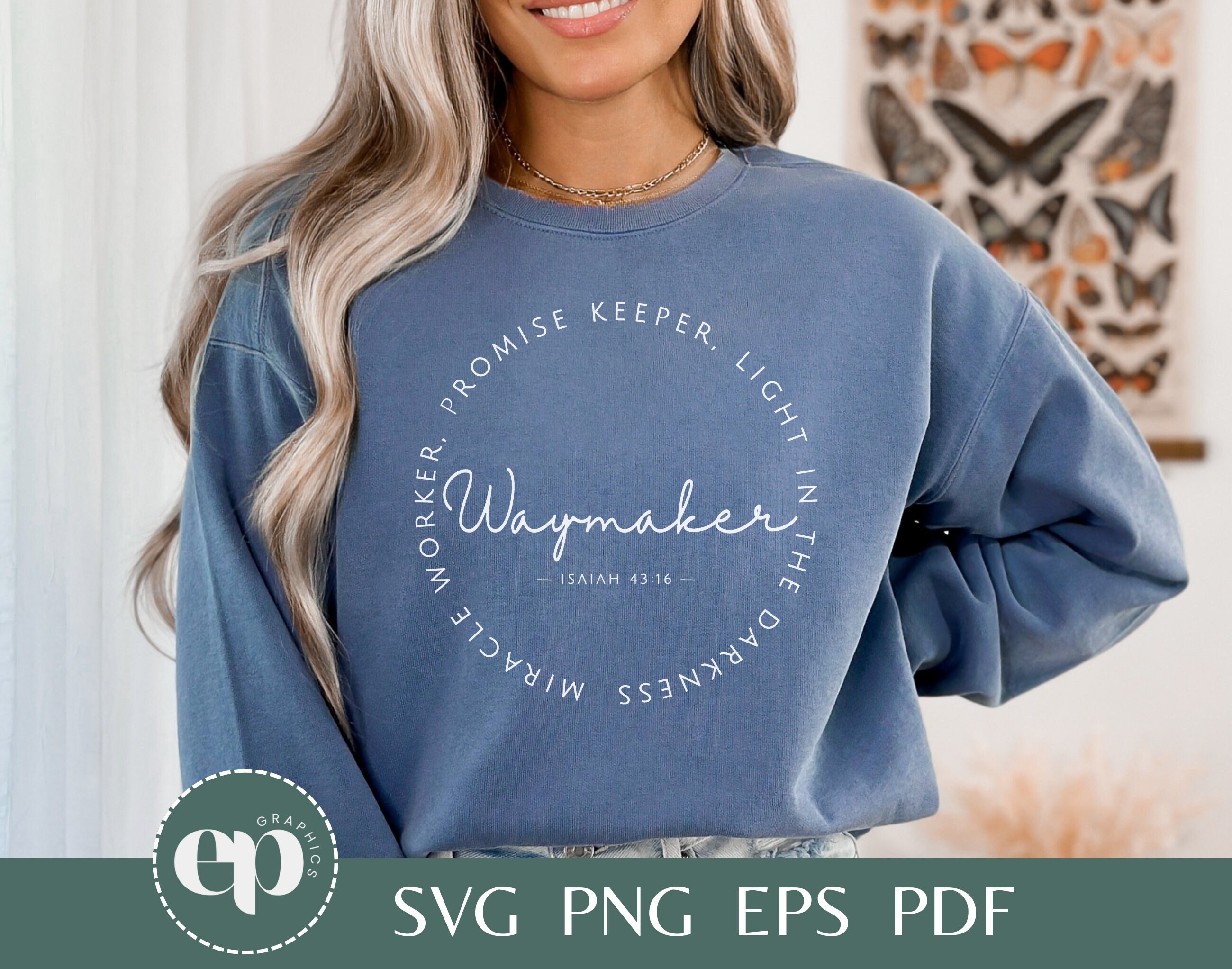Waymaker SVG Way Maker SVG Miracle Worker SVG Promise - Etsy