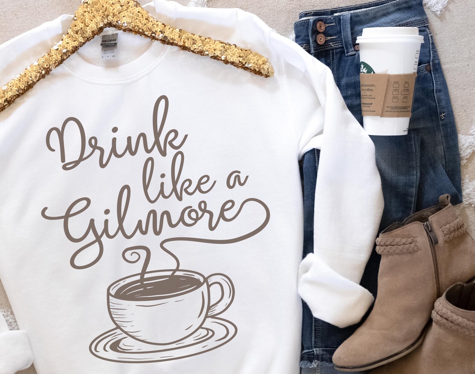 Drink Like a Gilmore SVG | Gilmore Girls SVG | Stars Hollow Svg ...