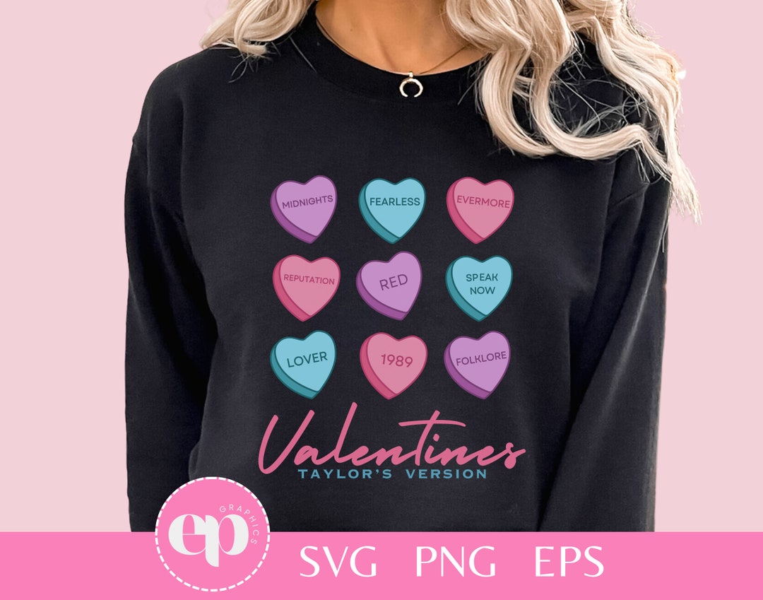 Valentines Taylors Version PNG Swiftie Valentine PNG Eras Valentine Svg ...