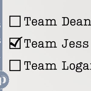 Team Jess SVG | Gilmore Girls SVG | Team Jess Gilmore Girls PNG for ...