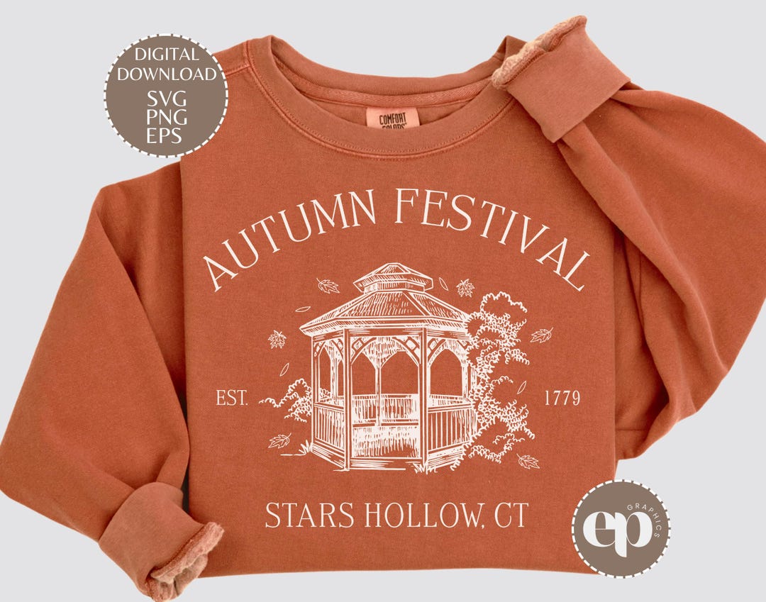 Stars Hollow Autumn Festival SVG: Gilmore Girls Design (digital ...