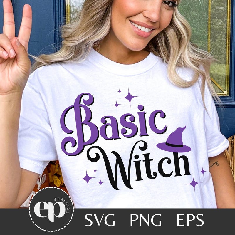 Basic Witch Svg - Etsy