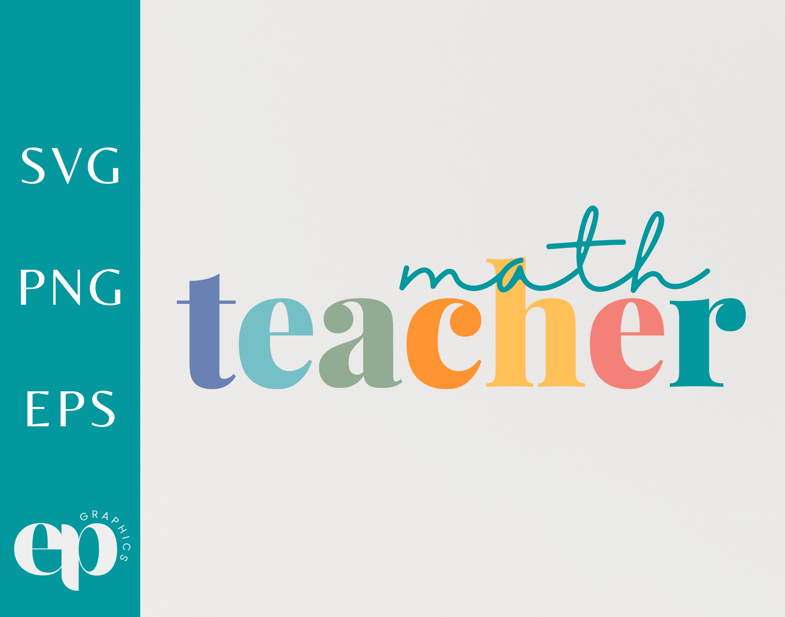 Math Teacher SVG | Back to School Svg | First Day of School | Teacher ...