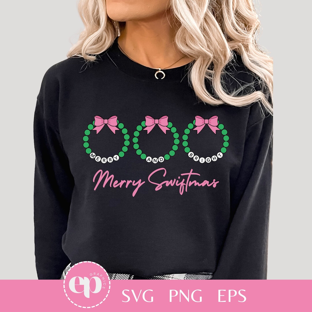 Merry Swiftmas Bracelet Tree PNG SVG Swiftie Christmas Svg Png Eras ...