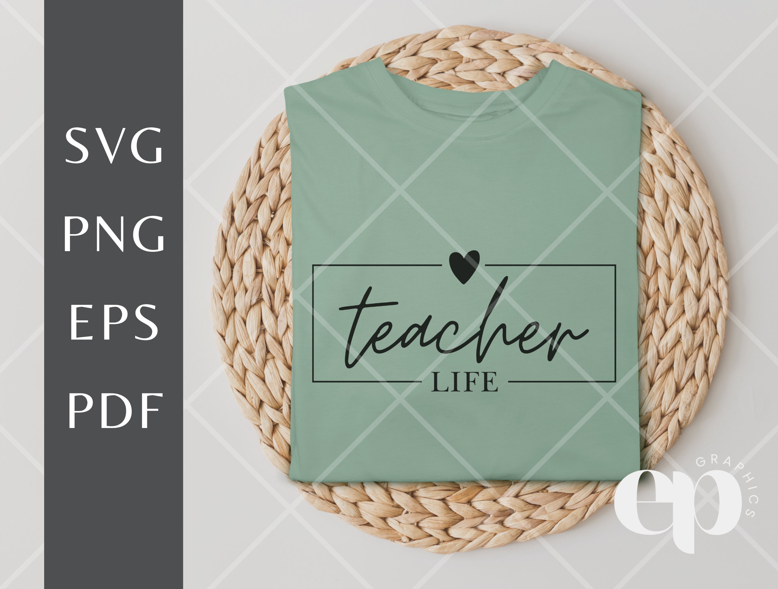 Teacher Life SVG Back to School SVG Teacher Gift SVG - Etsy