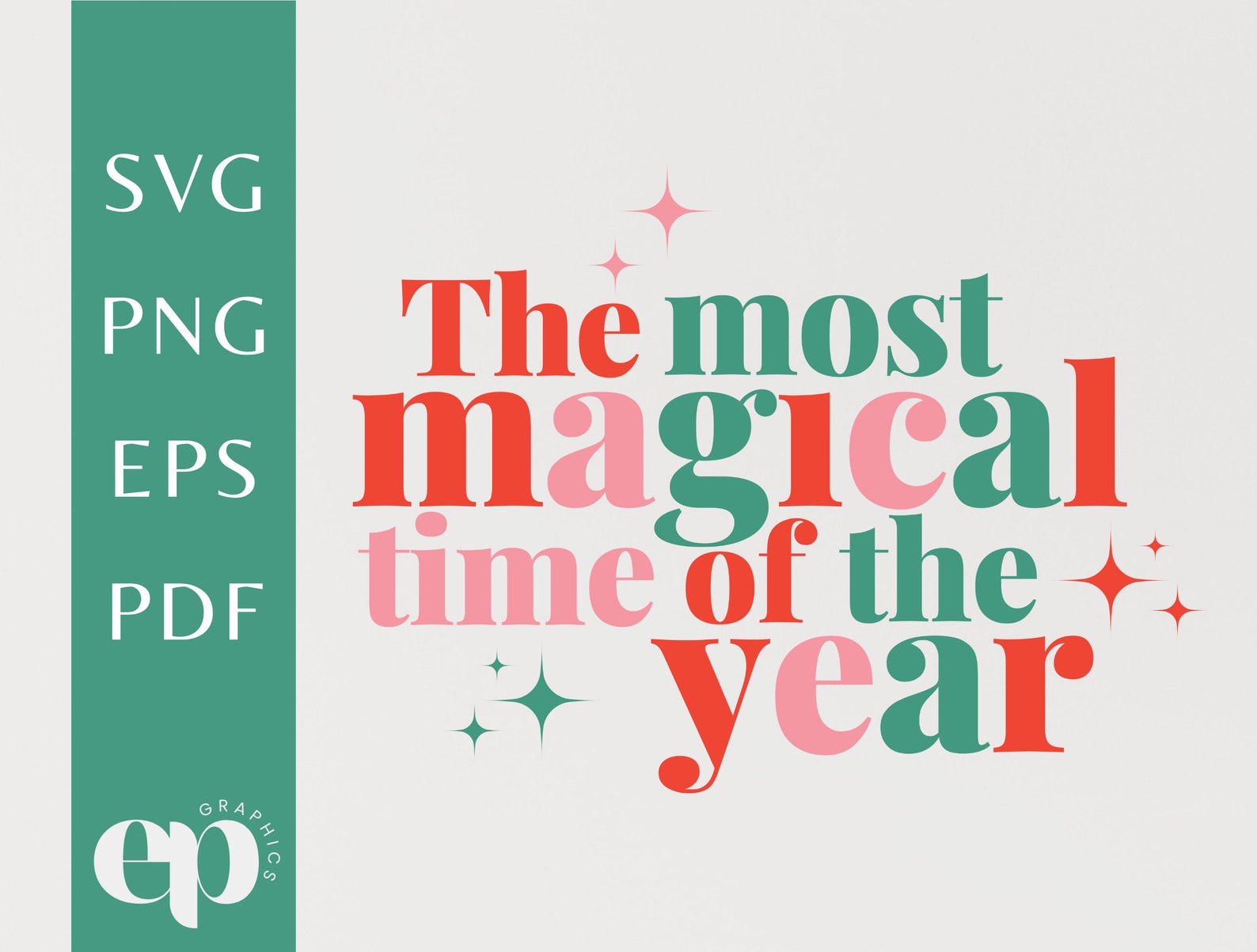 Most Magical Time of the Year SVG MVMCP Christmas Svg - Etsy