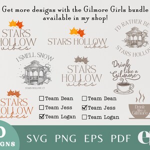 Team Jess SVG | Gilmore Girls SVG | Team Jess Gilmore Girls PNG for ...