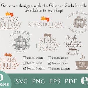 Drink Like a Gilmore SVG Gilmore Girls SVG Stars Hollow Svg Coffee Svg ...
