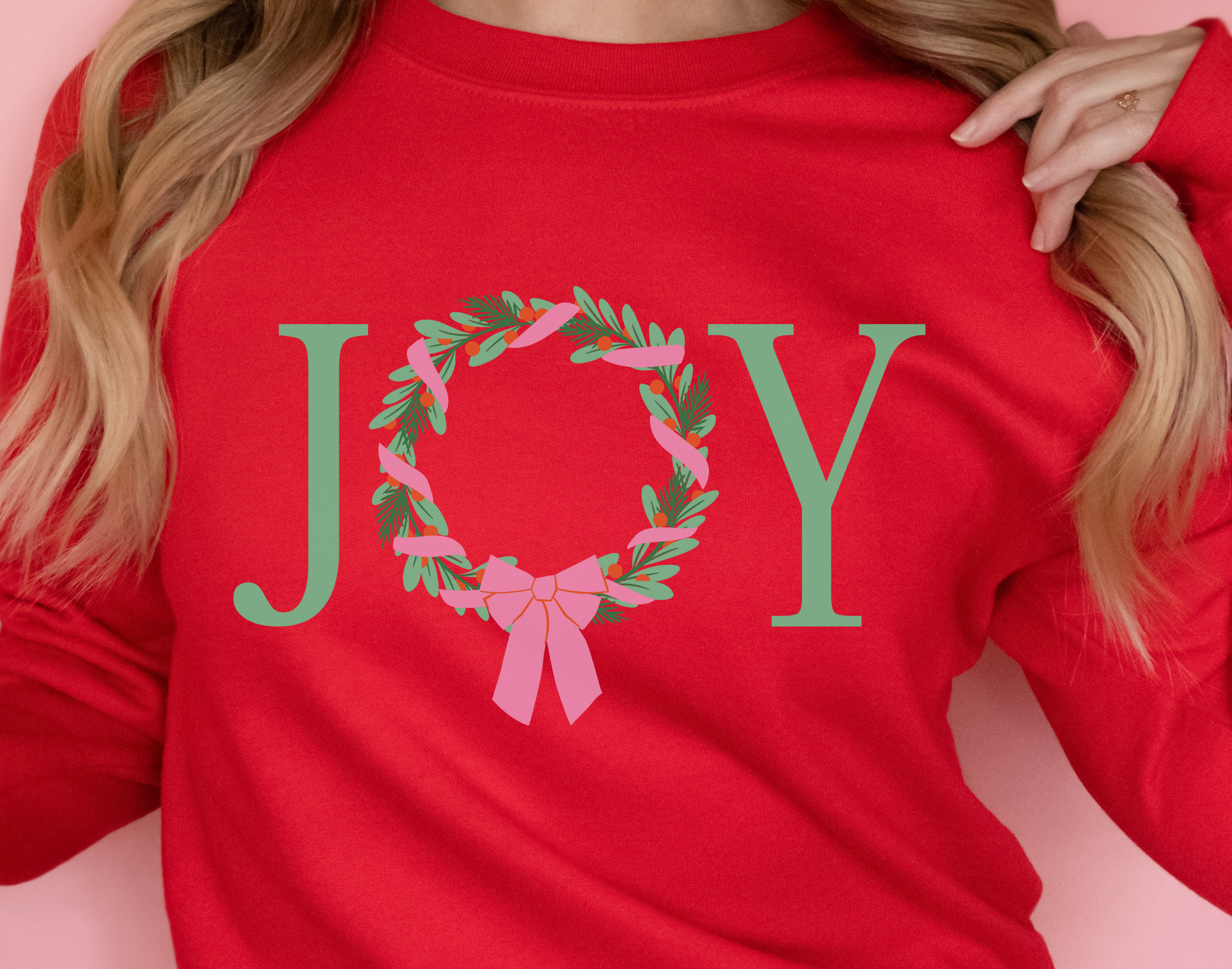 Joy SVG Christmas SVG Joy Wreath SVG Svg Files for - Etsy