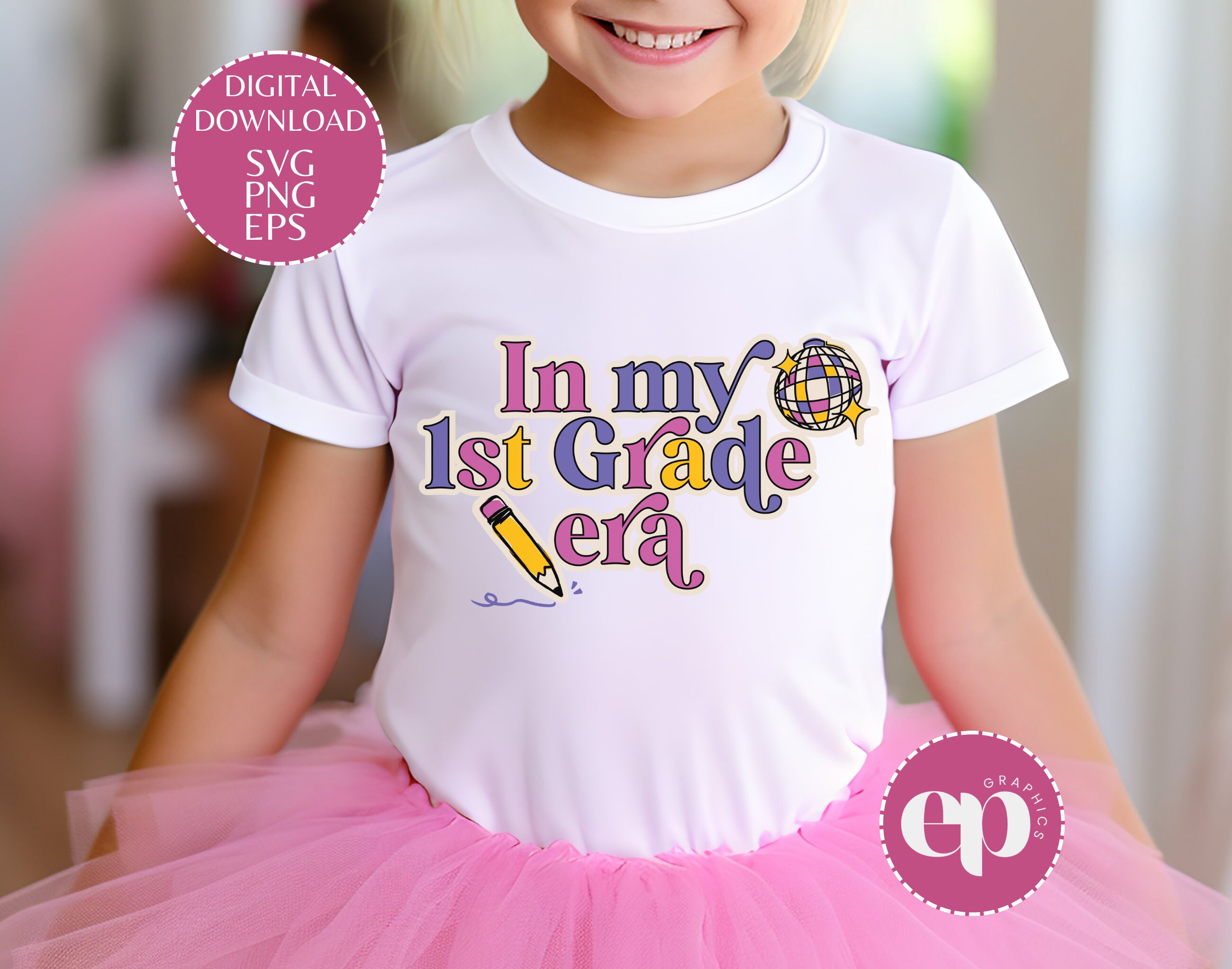 In My 1st Grade Era SVG | First Grade Era PNG | 1st Grade Teacher SVG ...