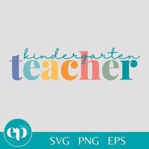 Kindergarten Teacher SVG | Kindergarten Teacher PNG | Teacher Shirt ...