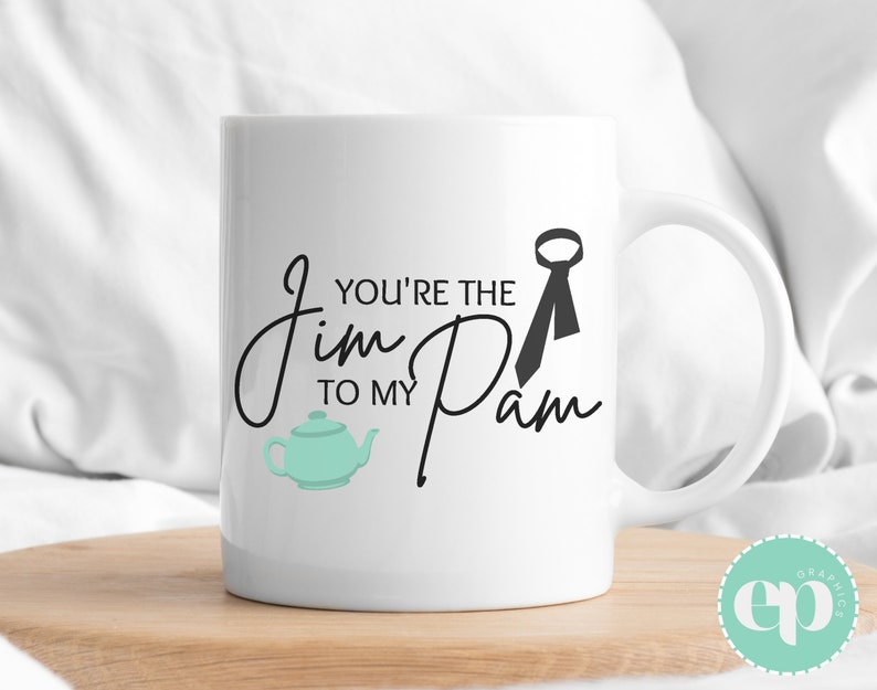 Jim to My Pam SVG Pam to My Jim SVG the Office SVG Bundle - Etsy