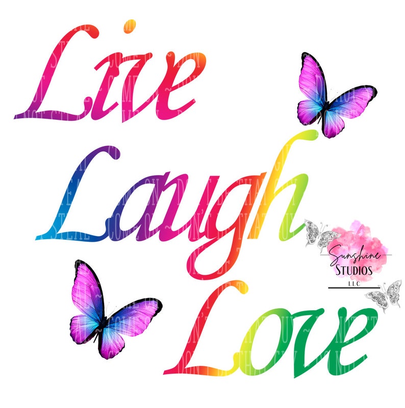 Live Laugh Love PNG - Etsy