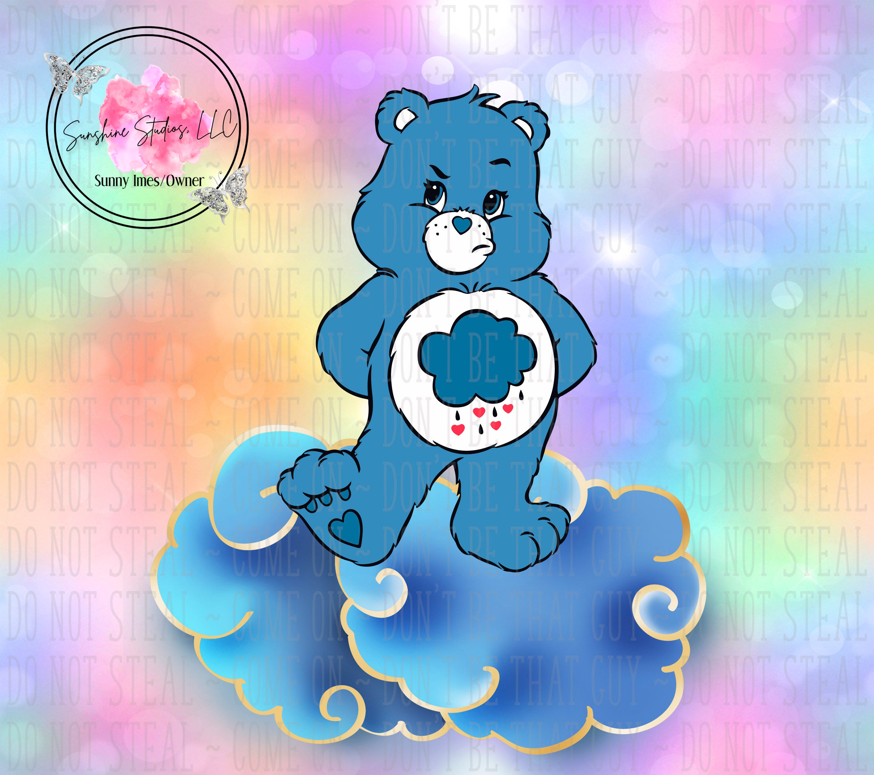 Grumpy Care Bear Wallpaper